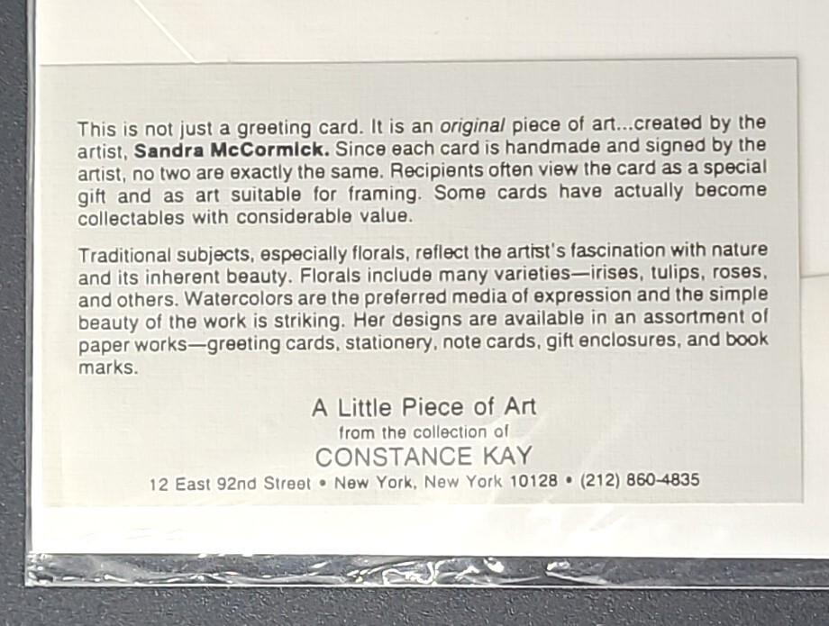 Constance Kay - A Little Piece Of Art- Sandra McCormick | eBay