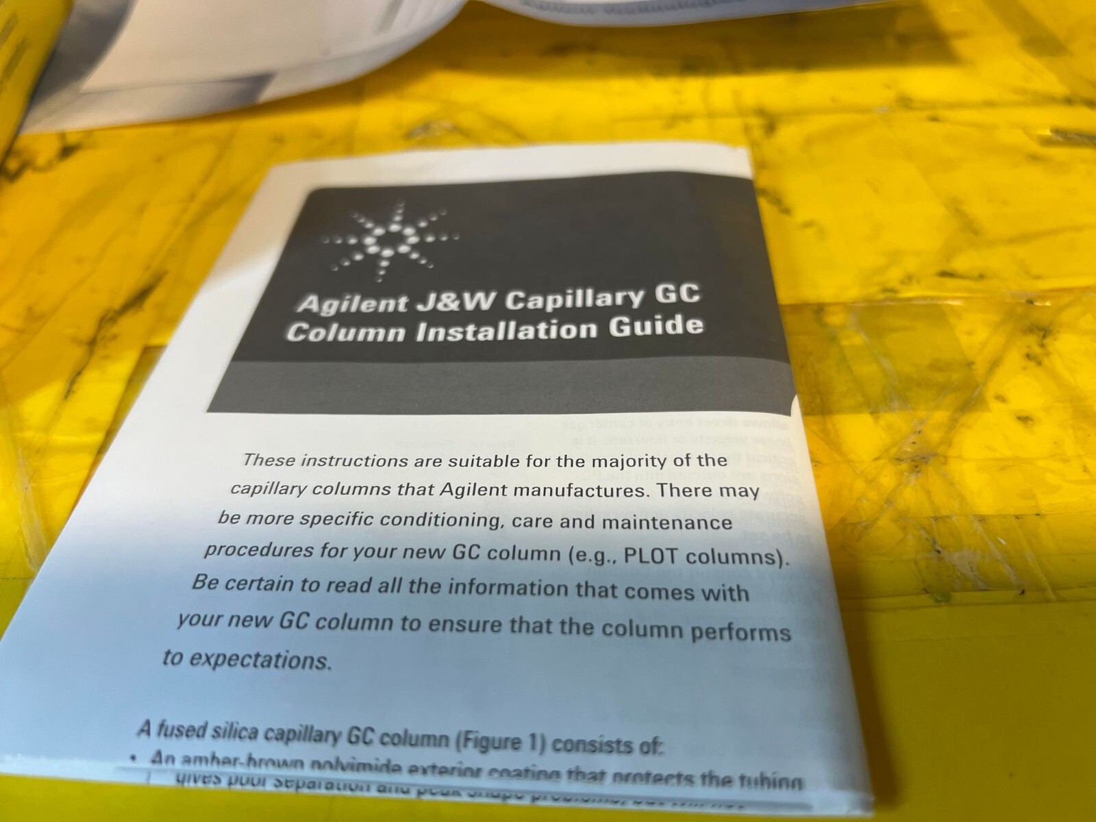 HP Agilent GC Capillary Column HP-5MS #19091s-433 30m 0.25 mm 0.25µm ...