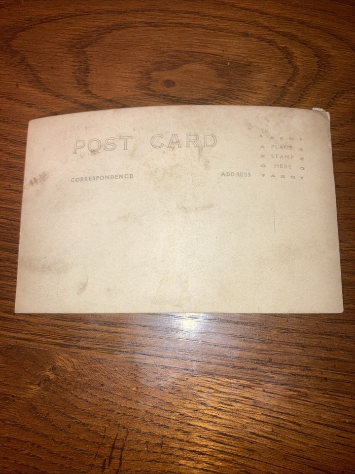 Vintage Real Photo B/W Postcard Major Mite Age 18 Weight 19lb Height 26 ...