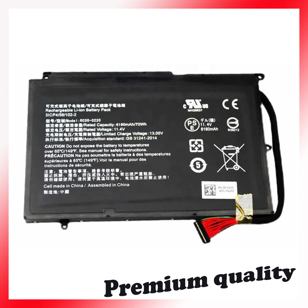 RC30-0220 Battery for Razer Blade Pro 17" RZ09-02202E75-R3U1 GTX 1060 ...
