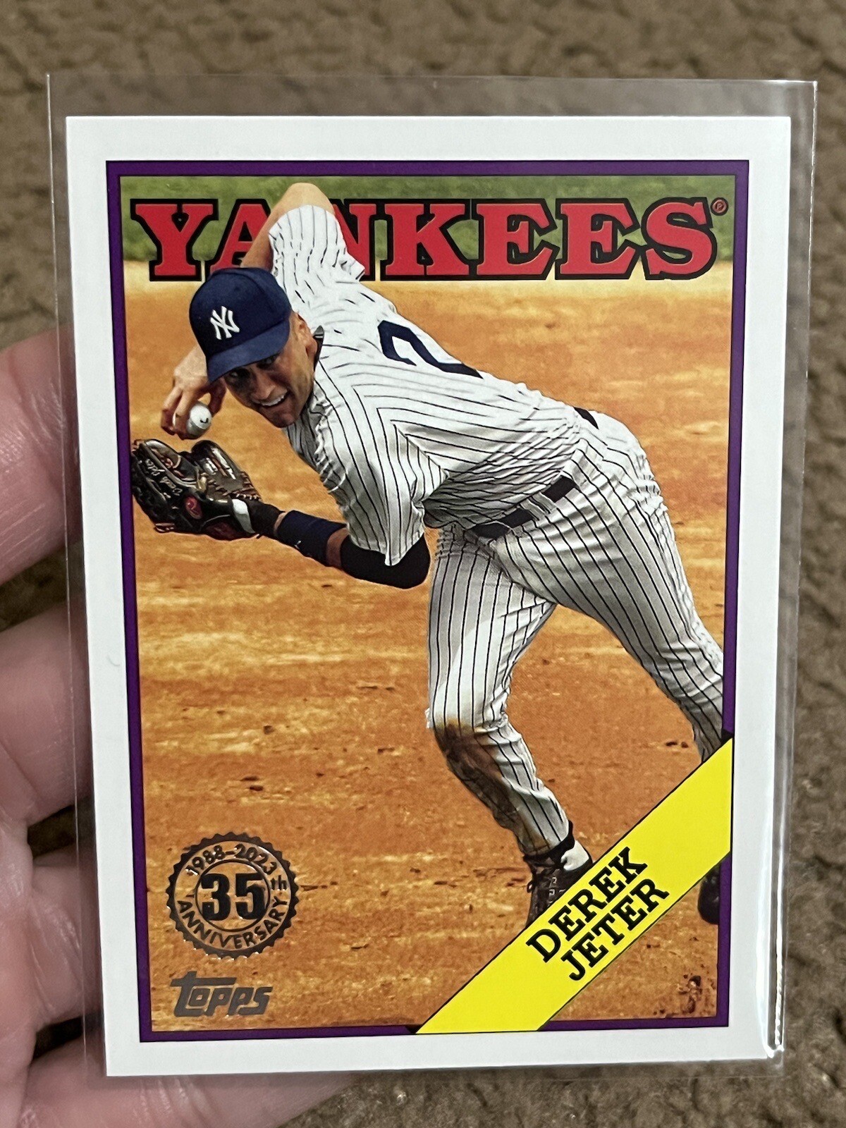 2023 Topps Update 1988 35th Anniversary #88US-35 Derek Jeter New York ...