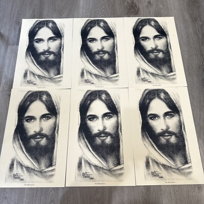 Lot Of 6 Jesus Christ The Masterpiece 1984 Bette Myers Lithograph 17" X ...