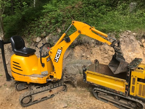 Mini/Micro Digger & Hi-Lift Dumper Hire With Operator One Man & His ...