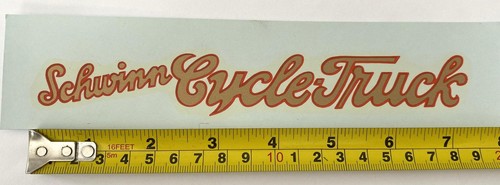 vintage Schwinn CycleTruck bicycle DECAL classic | eBay