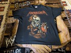 Faded Metallica Band T-Shirt XL Heart Explosive Pushead Skull Heart ...