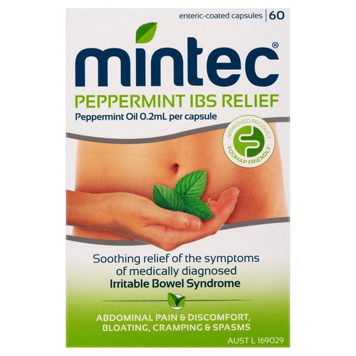 Mintec Peppermint IBS Relief 60's Capsules | eBay