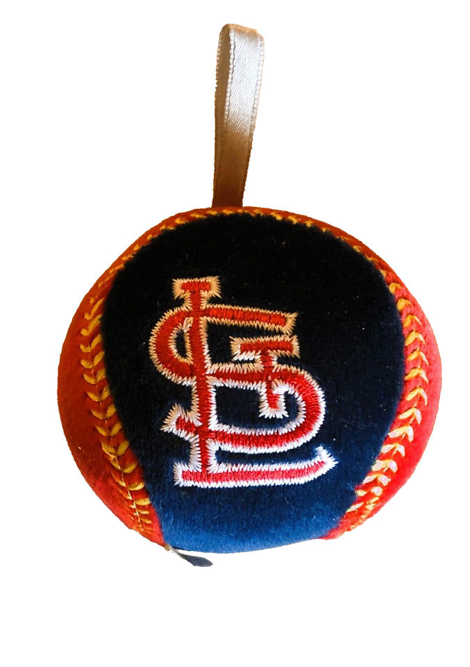 ST. LOUIS CARDINAL PLUSH HANGING BASEBALL DISPLAY GENUINE MLB ...