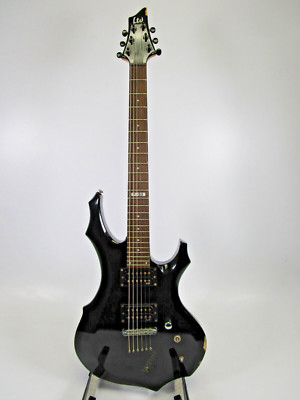READ ESP LTD F-50 Black Electric Guitar AS-IS HAS ISSUES READ !!! | eBay