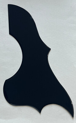 Crystal Black Pickguard Fit Yamaha FG-300 Style Self Adhesive Acoustic ...