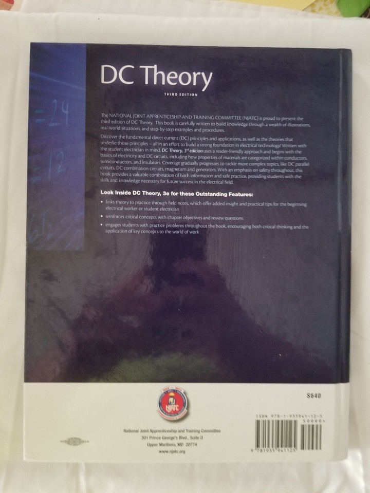 DC Theory : 3rd Edition by Njatc (2010, Hardcover) 9781935941125| eBay