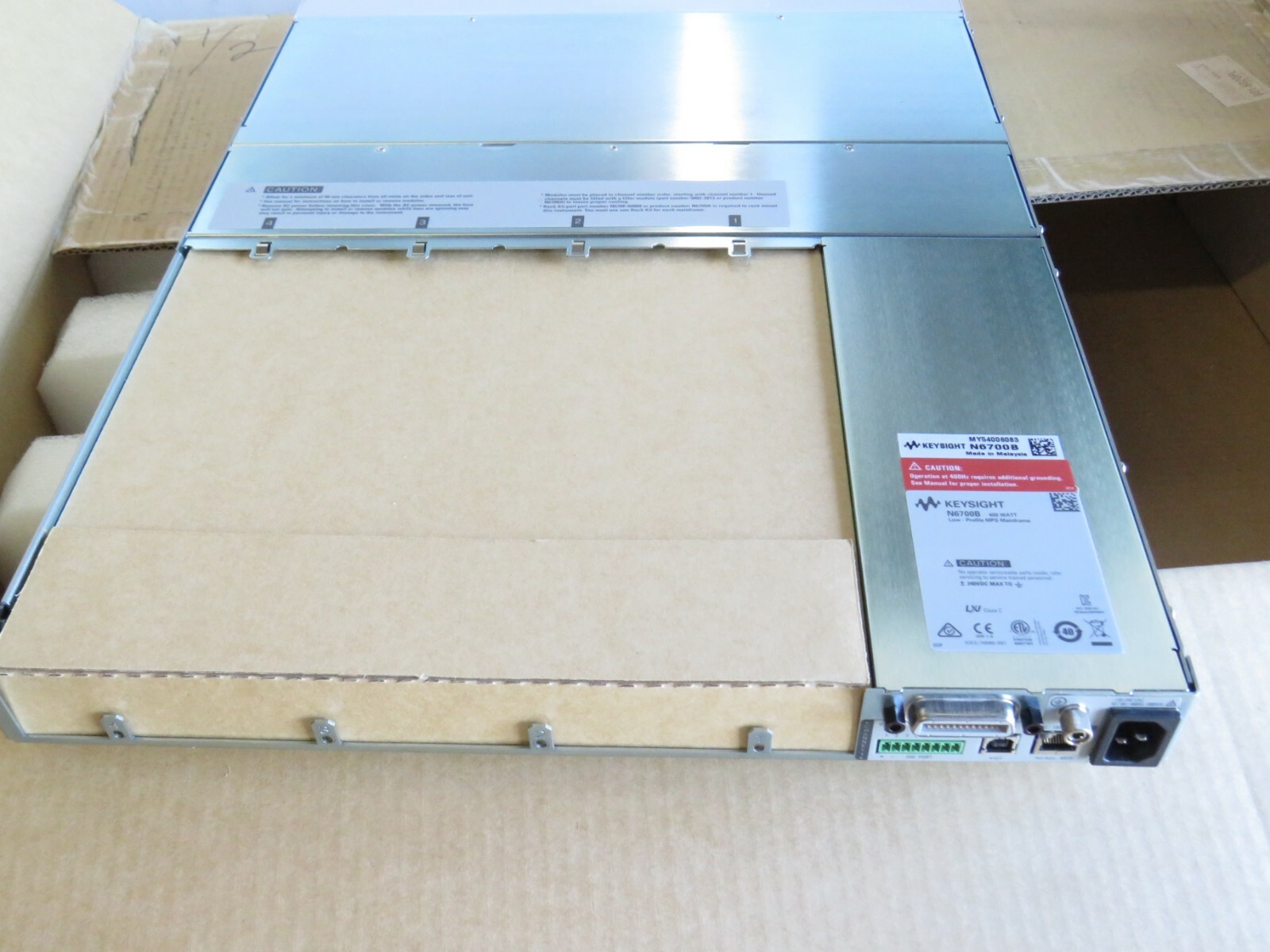 NEW Keysight N6700B Low-Profile Modular Power System Mainframe 400W, 4 ...