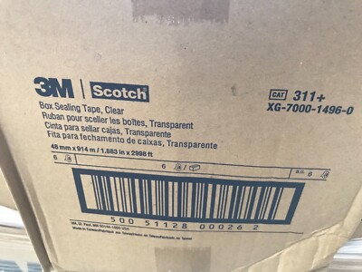 3M Scotch Box Sealing Tape 311 Clear 48 Mm X 914 M (6 Rolls) | eBay