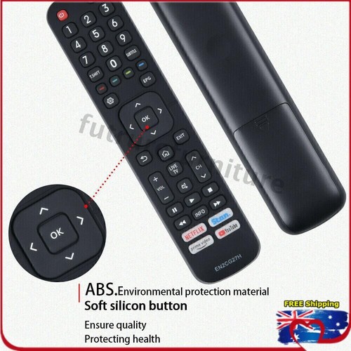 EN2CG27H Replacement Remote for Hisense Televisions with NETFLIX BUTTON ...