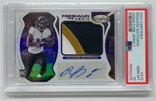 2021 Certified Rashod Bateman Signature Jersey Auto Autograph #031/249 ...