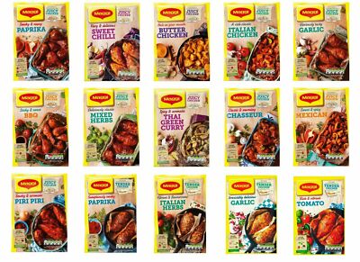 Maggi So Tender & Maggi So Juicy Chicken Seasoning Cooking Bags ...