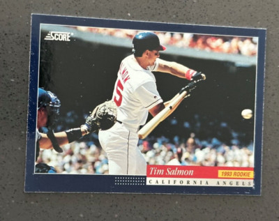 Tim Salmon 1994 Score #539 rookie RC Baseball Card Angels | eBay