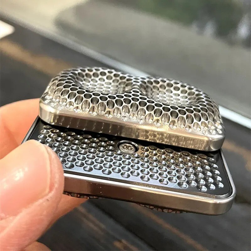 Super 8 Titanium Alloy Unlimited Push Haptic Slider EDC Fidget Slider ...