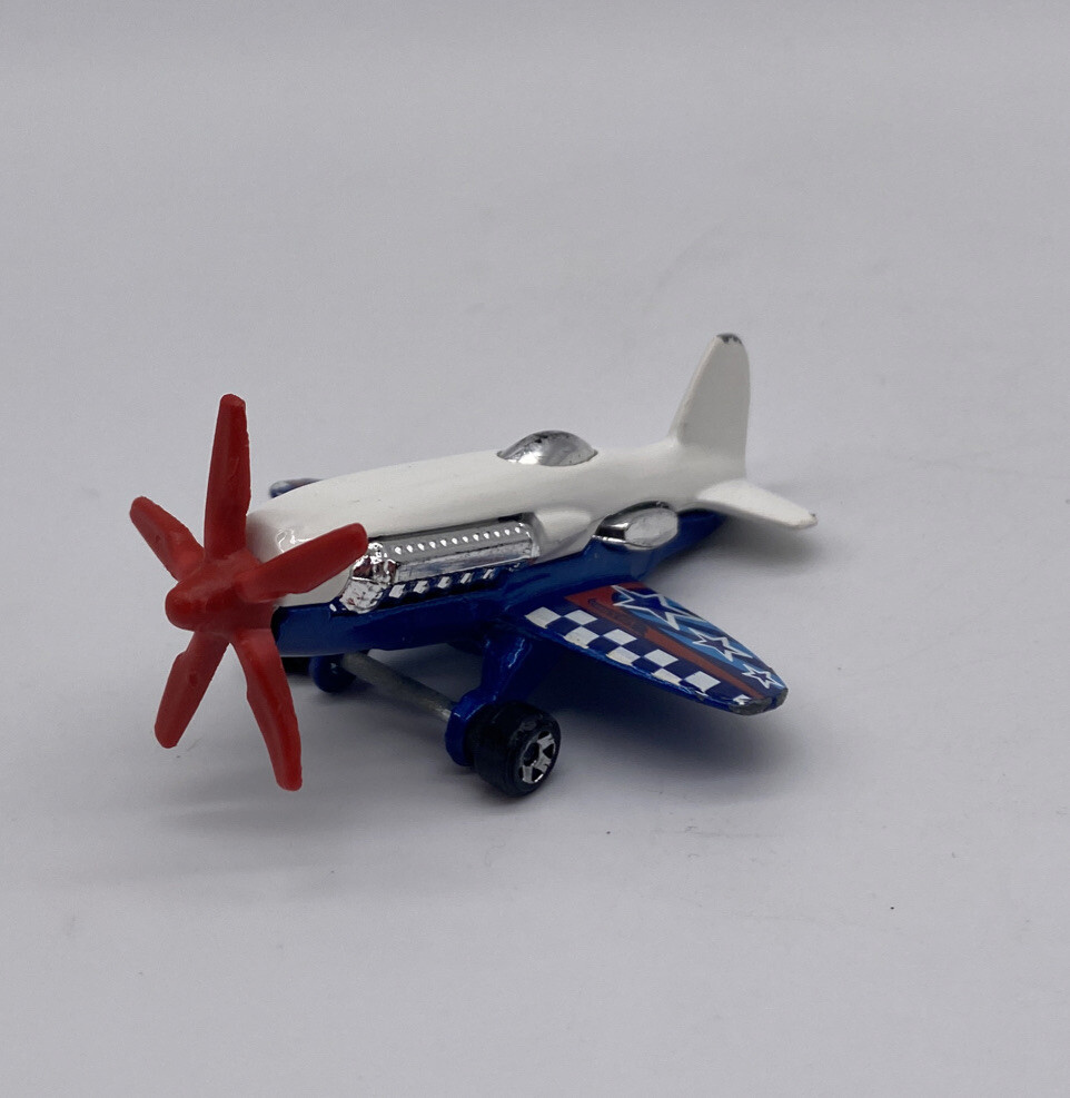 Hot Wheels Airplane Blue White 46 C2719 | eBay