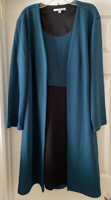 Studio One New York Ladies Jacket Dress-Size L-Green and Black | eBay