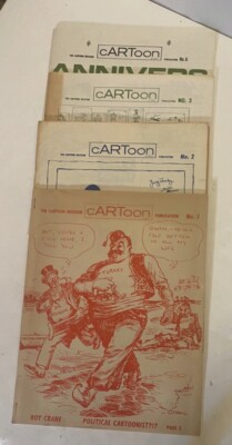 cARTOON - 1971 Cartoon Museum Publication NUMBERS 1, 2, 3 , & 5 | eBay