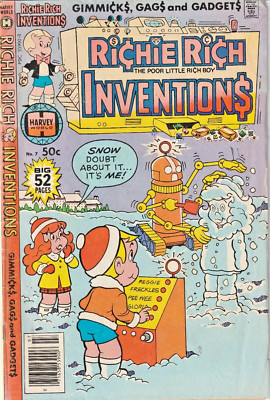RICHIE RICH INVENTIONS #7 ROBOT COVER 52-PAGE GIANT HARVEY 1979 | eBay