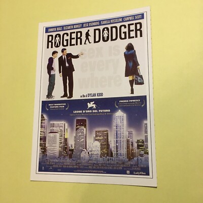 ROGER DODGER - FILM CARTOLINA CIAK 2003 MINI LOCANDINA, POSTER ...