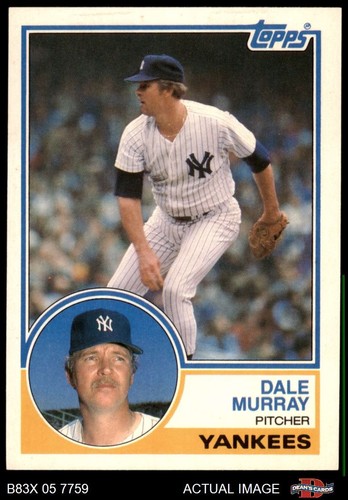 1983 Topps Traded #79 Dale Murray T Yankees 2 - GOOD | eBay