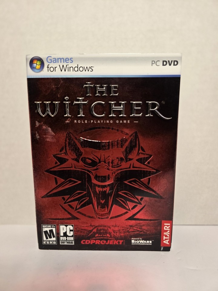 The Witcher PC Game 2007 Atari Complete With Box Manual And Slip Cover ...