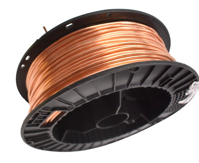 Nehring 315 Ft. Copper Ground Wire Solid Bare (6 Gauge) 6 AWG, (25 lbs ...