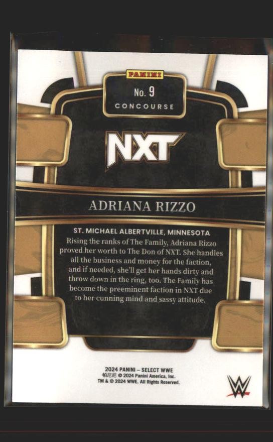 2024 Panini Select WWE #9 Adriana Rizzo - ( 137 ) | eBay
