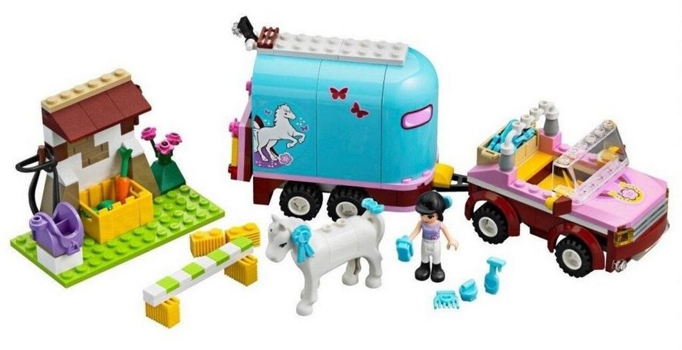 BNIB LEGO Friends 3186 Emma's Horse Trailer Sealed Retired 4589073 ...
