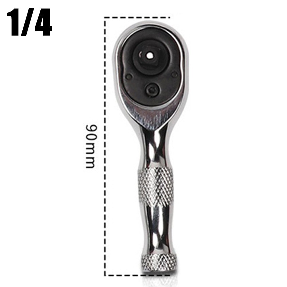 Teeth Short Handle Quick Socket Free Wheeling Ratchet Wrench Furniture ...
