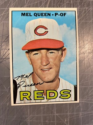1967 TOPPS #374 MEL QUEEN CINCINNATI REDS BASEBALL CARD NM/MT | eBay