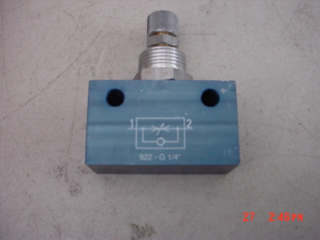 one way restrictor 922-G 1/4" | eBay