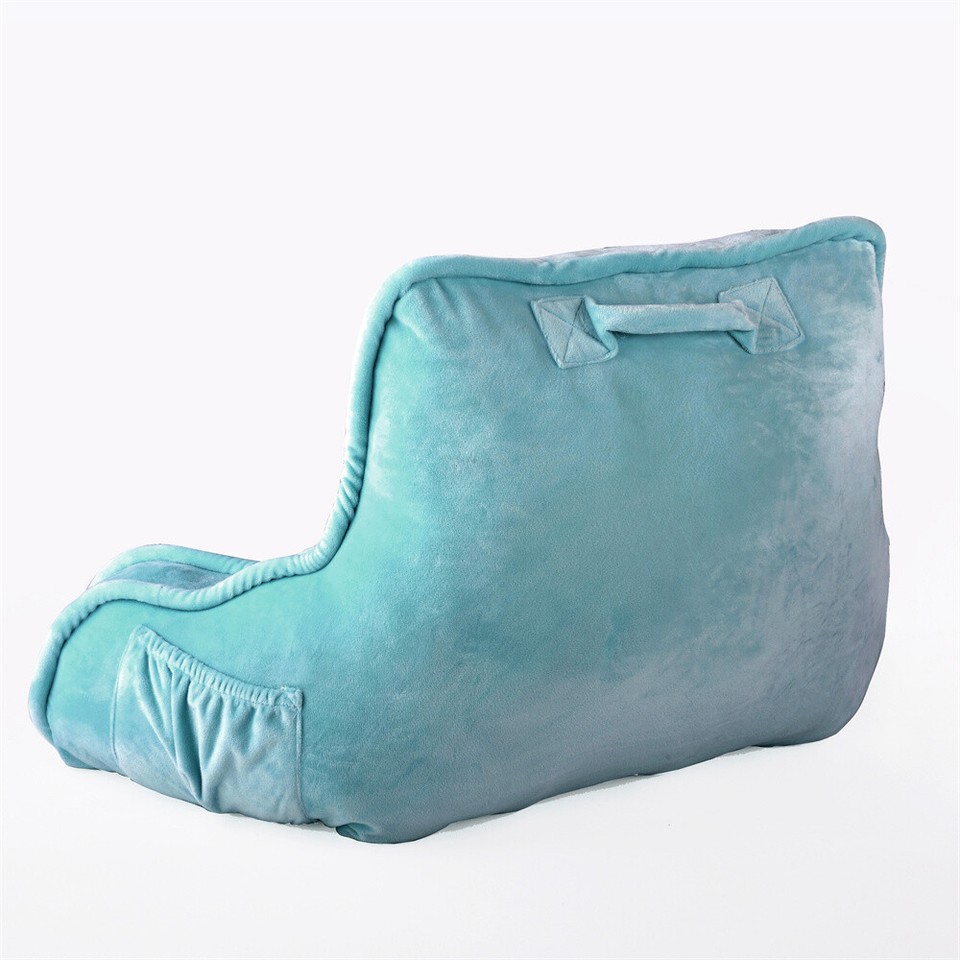 Super Soft Reading Pillow with Arms–Cozy Plush Backrest for Bed Couch ...