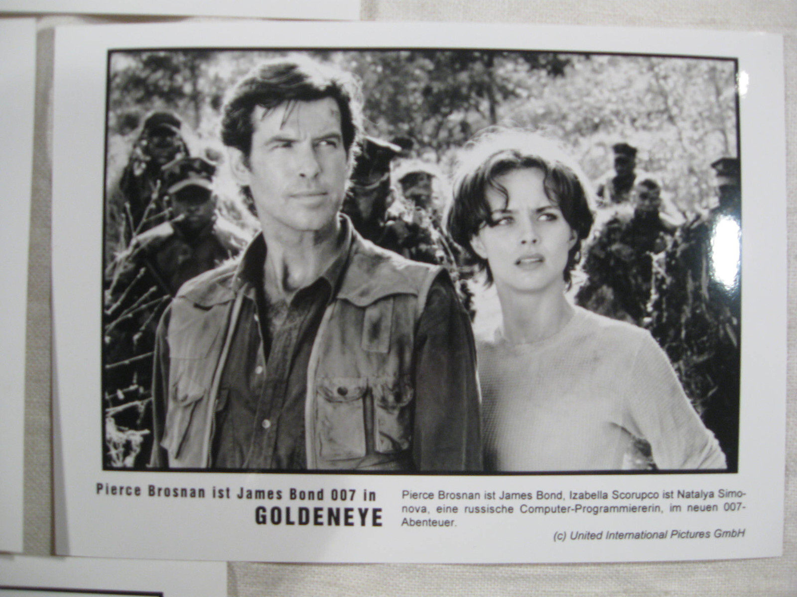 JAMES BOND 007 - GOLDENEYE - 10 Pressefotos - PIERCE BROSNAN Sean Bean ...