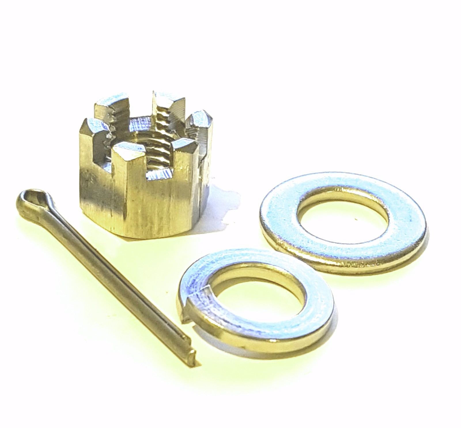 M8 A2 Castle Nuts + Washers + Split Pins (10 sets) | eBay UK