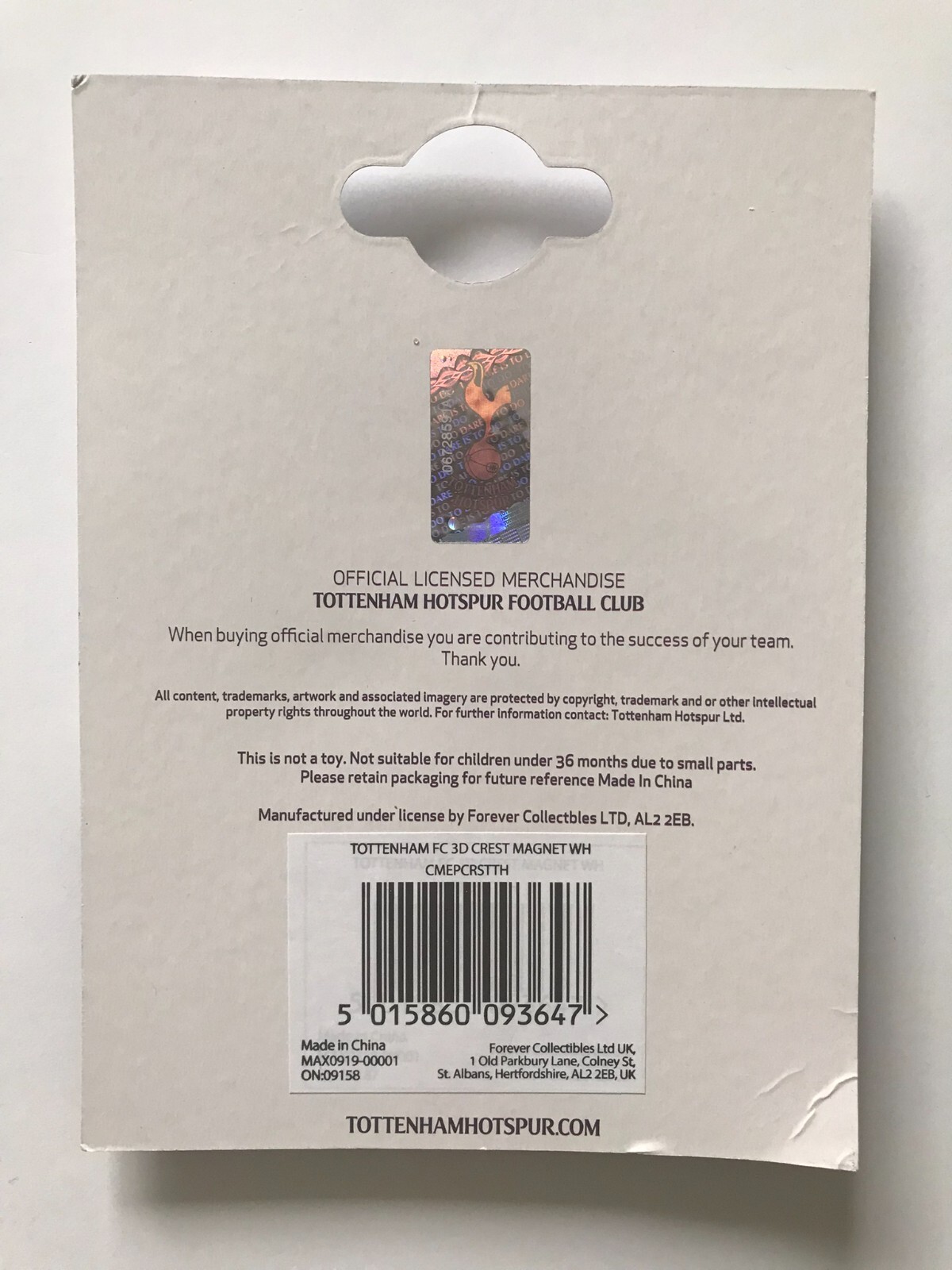 TOTTENHAM HOTSPUR FC Official SPURS Fan Gifts - Bag, Wallet, Coasters ...