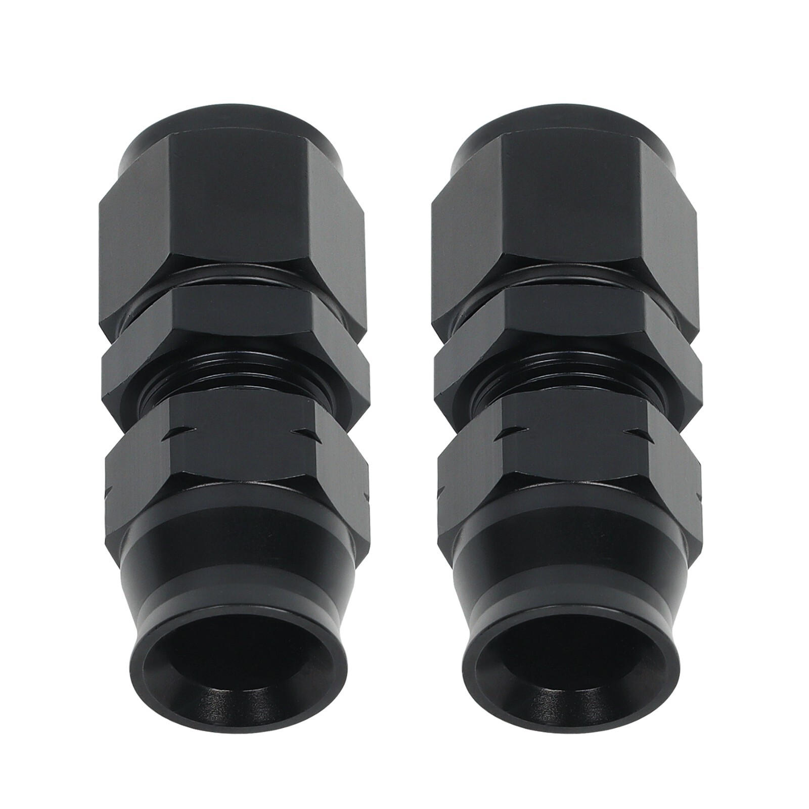 6AN AN6 Female Flare to 3/8" Compression Hardline Fitting Aluminum ...