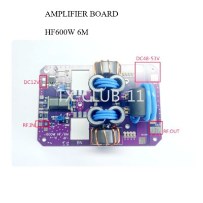 AMPLIFIER BOARD LDMOS 600W HF/6m 6M MRF300AN MRF300BN SSB DIY Power ...