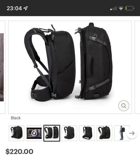 Osprey Ozone Duplex 65 Travel Pack Backpack and Duffle Combo | eBay