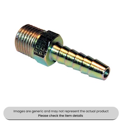 PCL Screwed Tailpieces Male Hose Tail Adaptor/Connector 7.90mm Pack Qty ...