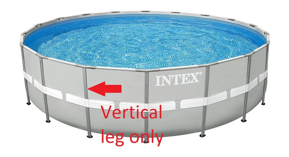 Replacement Intex Vertical Leg for Round Ultra Frame Pools with Metal ...