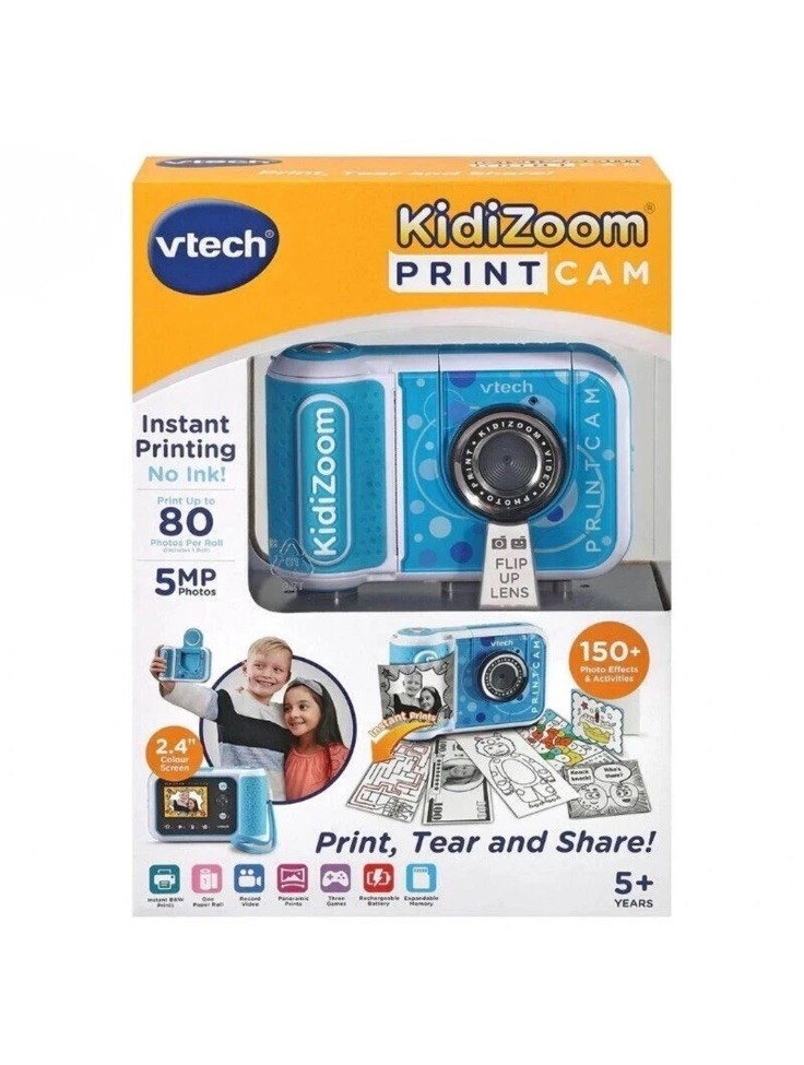 New Vtech Kidizoom Print Camera [Blue] [Sealed] | eBay Australia