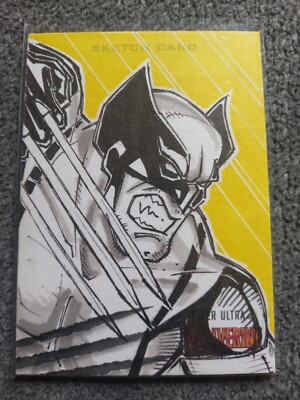 2023 FLEER ULTRA WOLVERINE 1 OF 1 SKETCH AUTOGRAPH OF WOLVERINE BY ...