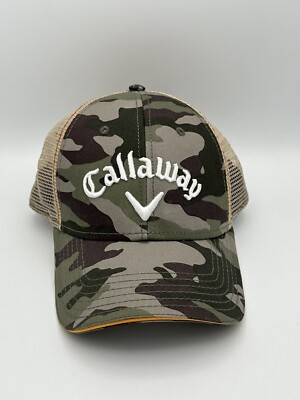 Callaway Golf X2 Hot Camo Camouflage Adjustable Trucker Cap Hat Mesh ...