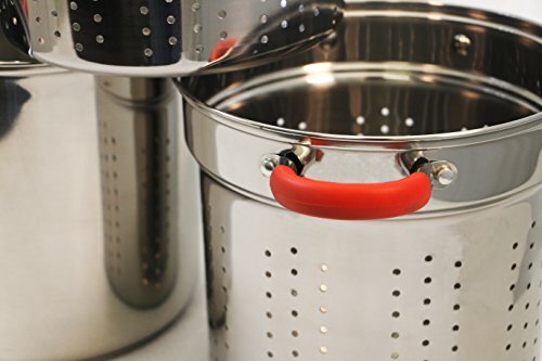 EXCELSTEEL 12 Qt Multifunction Stainless Steel Pasta Cooker w ...