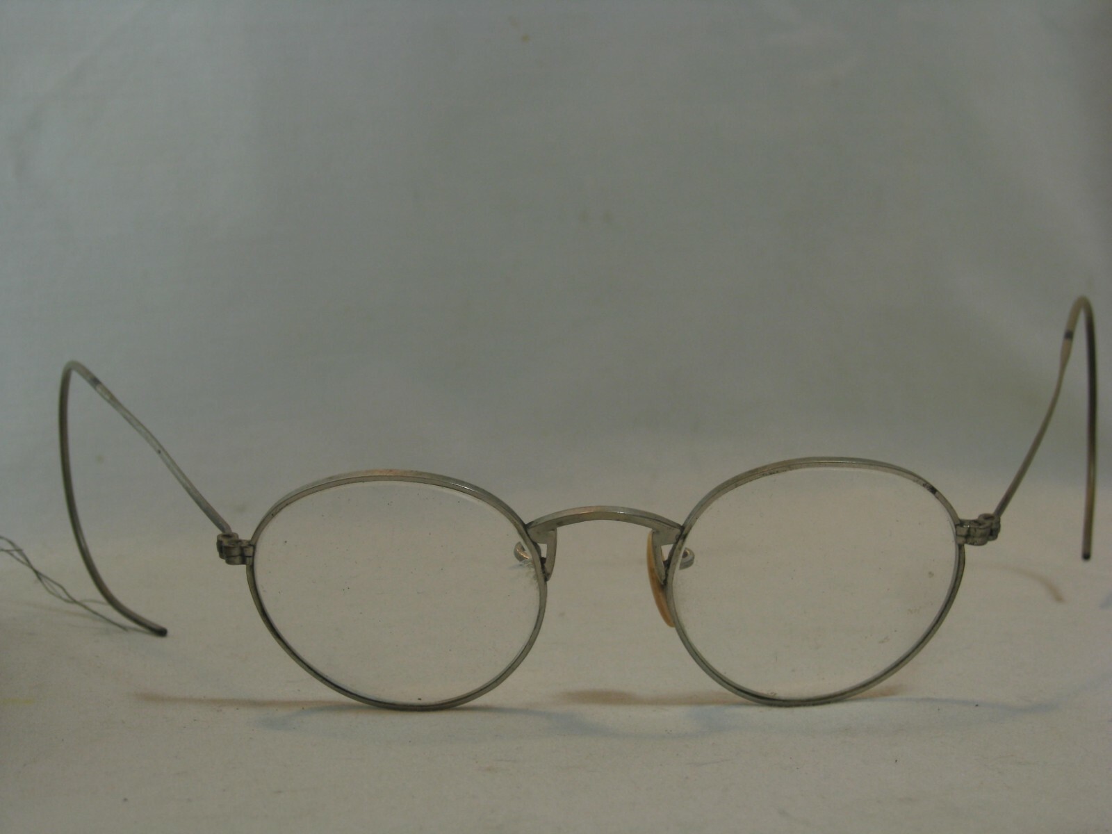antique eyeglasses glasses frames round spectacles w/… - Gem