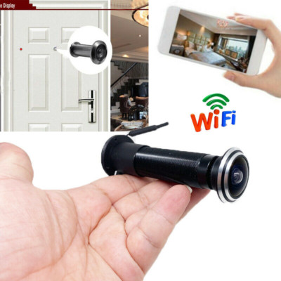 Wireless WiFi Door Peephole Camera Motion Detect Recording for iPhone ...