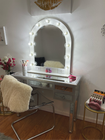 Large vanity mirror with lights 32 x 28 - Made in the USA | eBay